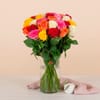 Bouquet of short multicolored roses: Order Flowers Online | Interflora ...