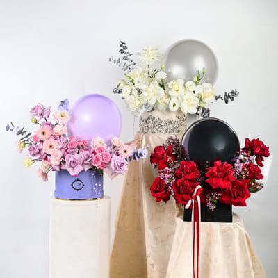 Trio Of Elegance Arrangement Set: Order Flowers Online | Interflora ...